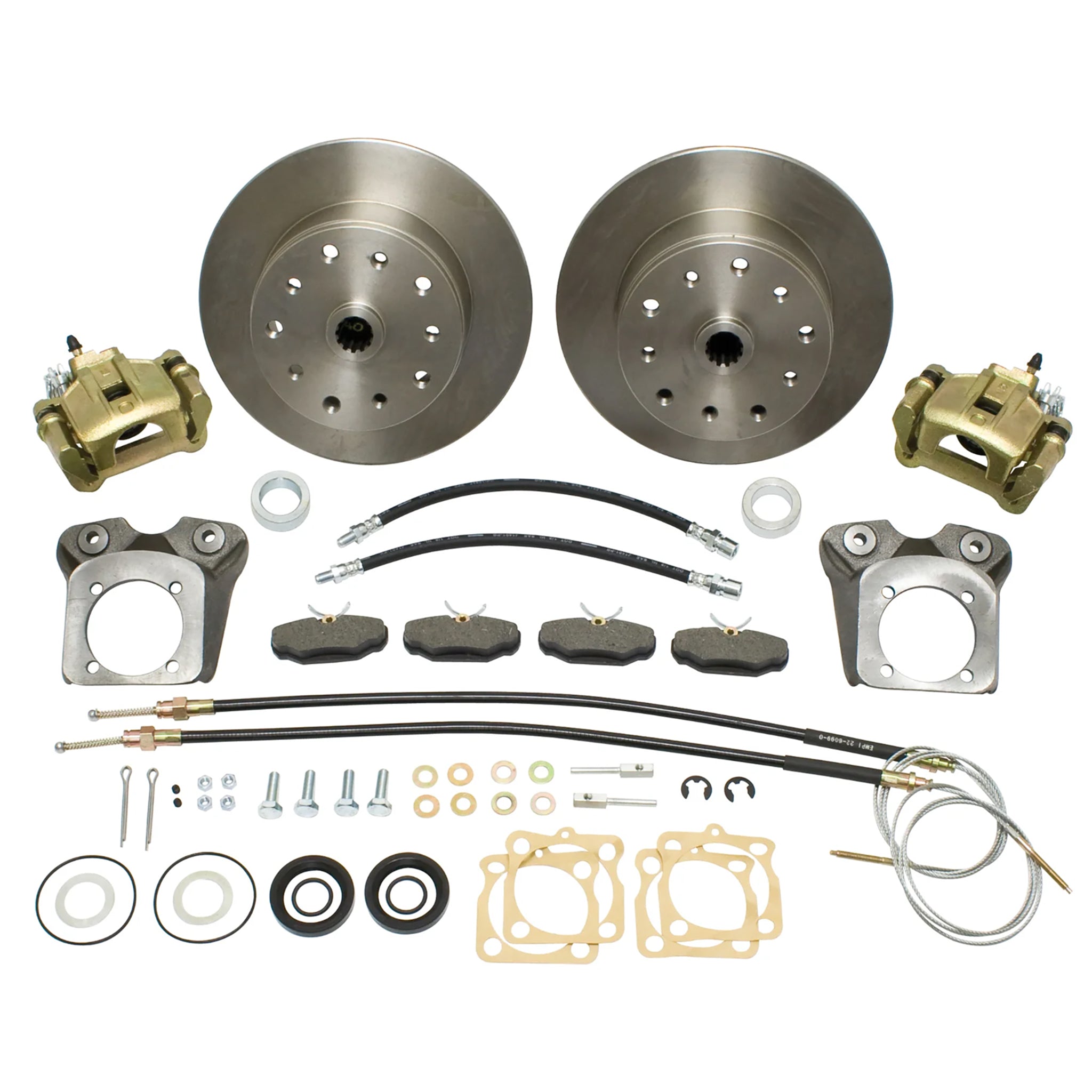 VW Bug Rear Disc Brake Kits With E-Brake – Aircooled Vintage Works