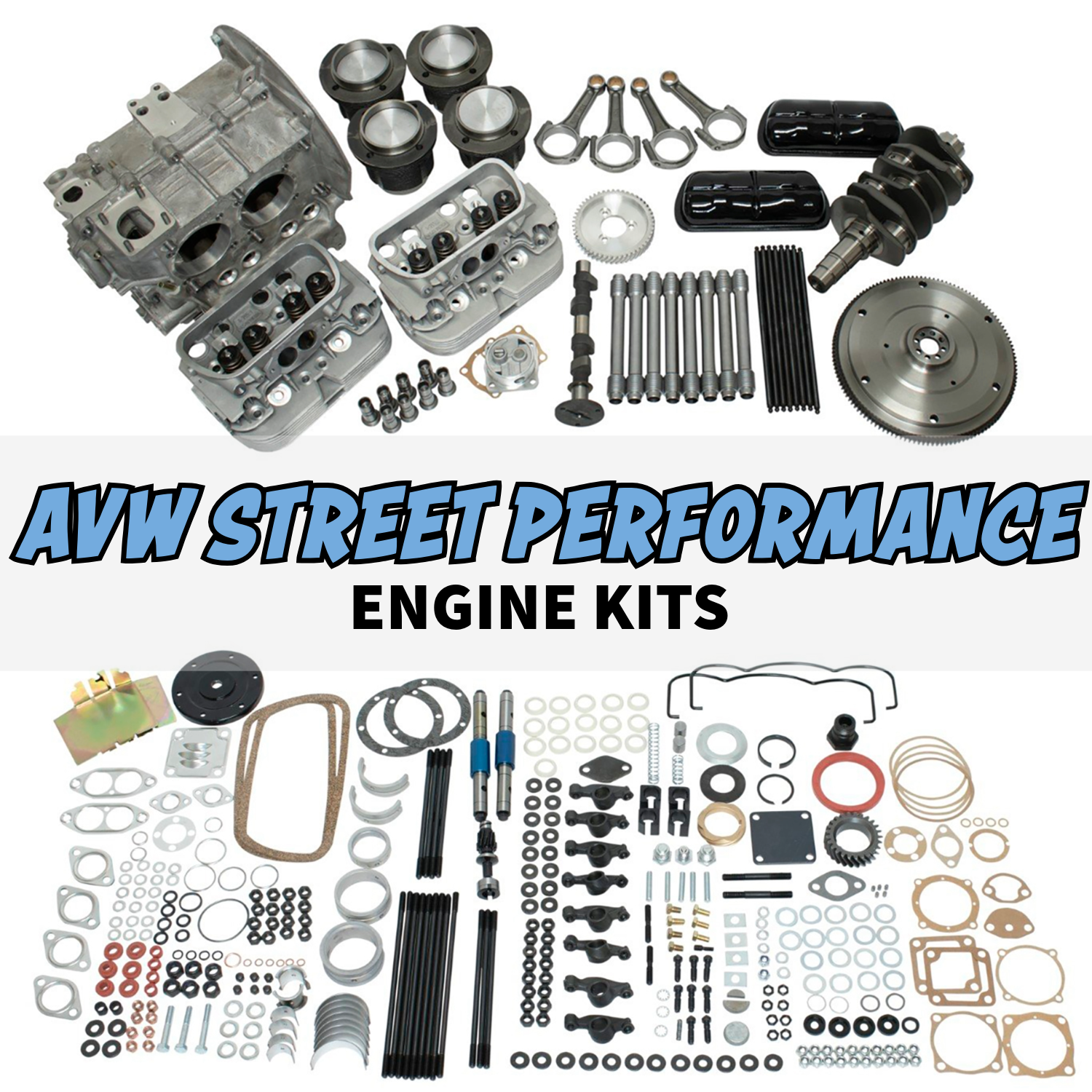 AVW Street Performance 2387cc VW Engine Kit – Aircooled Vintage Works