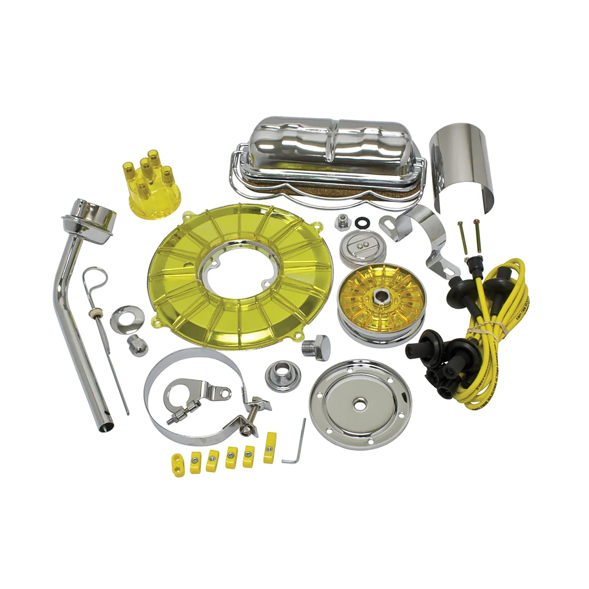 Super Chrome and Gold Deluxe VW Engine Dress Up Kit – Aircooled Vintage ...