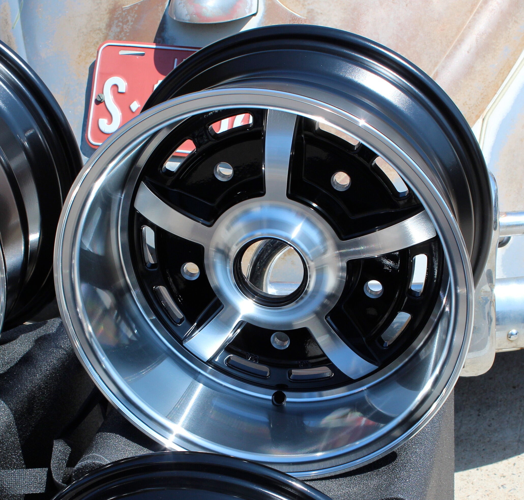 Staggered 5 Lug VW Sprint Star Wheel Set - Aircooled Vintage Works