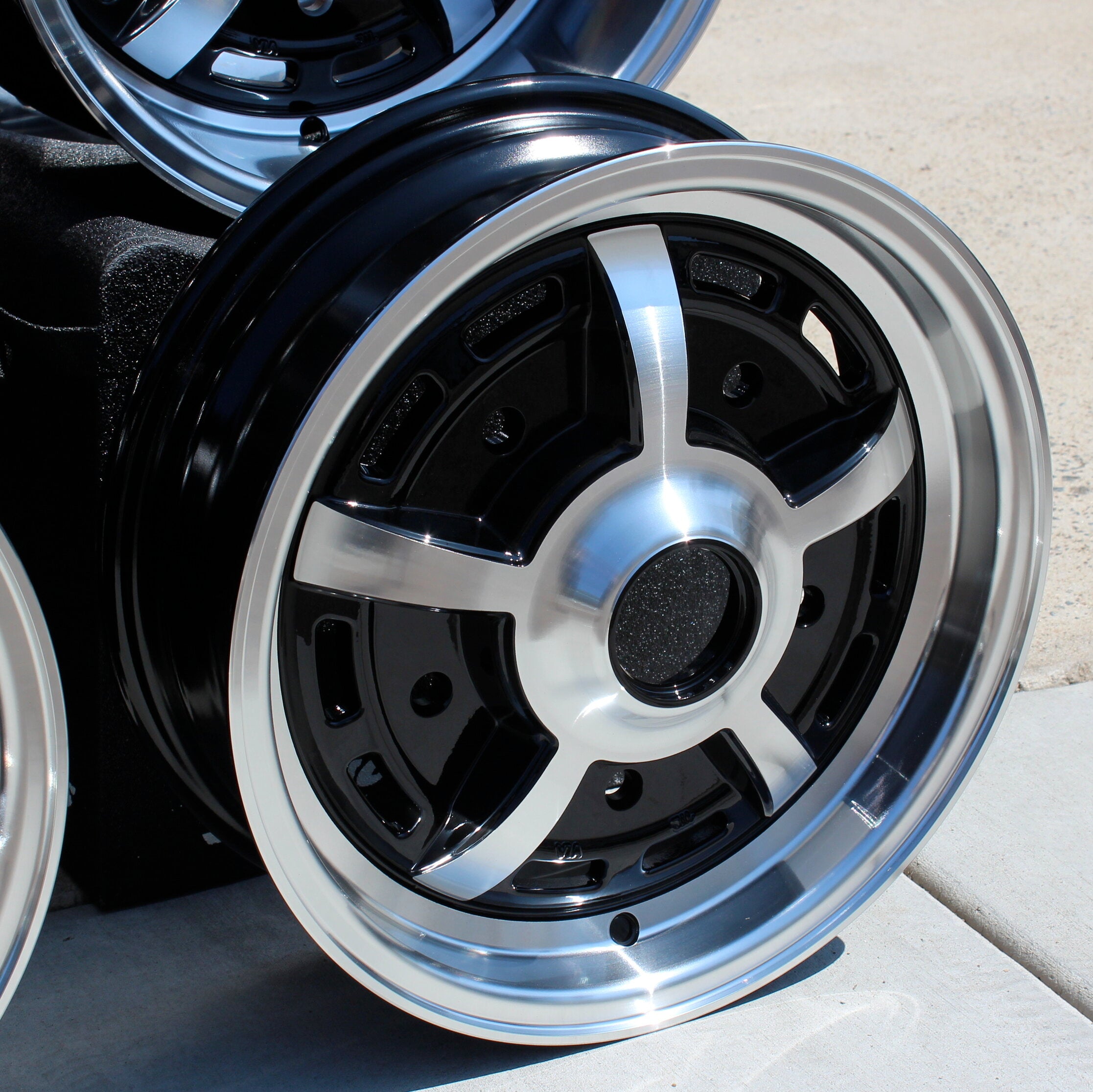 Staggered 5 Lug VW Sprint Star Wheel Set - Aircooled Vintage Works