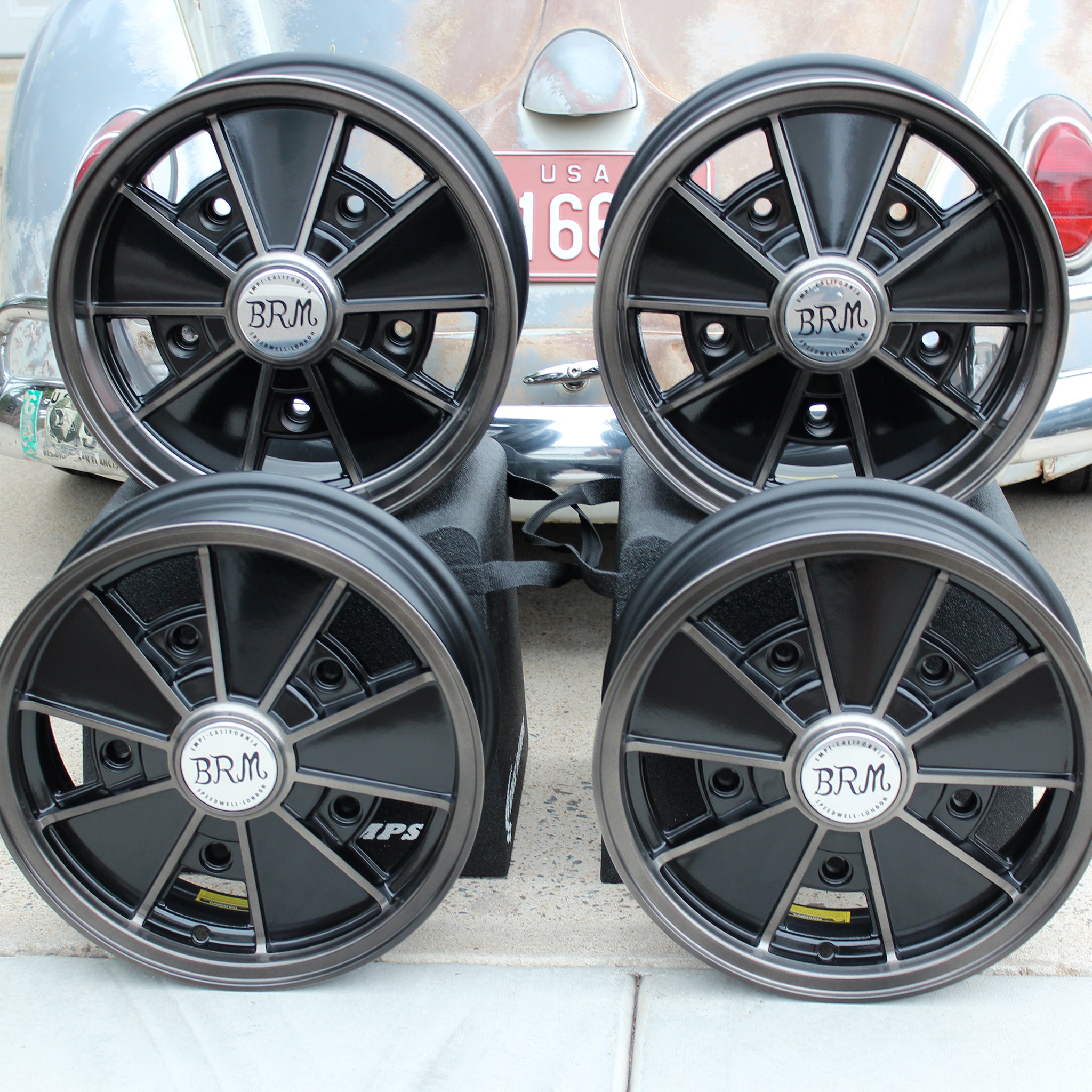 Staggered Magnesium Finish VW BRM Wheel set – Aircooled Vintage Works