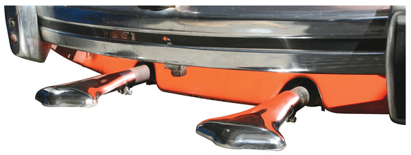 Stainless Steel Clamshell VW Exhaust Tip Covers - Aircooled Vintage Works