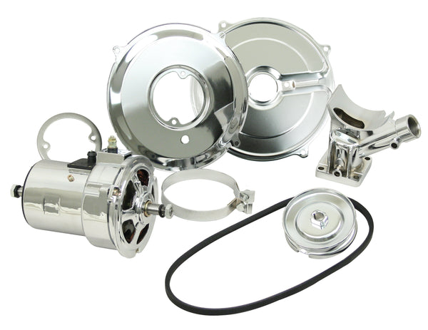 Chrome 75 Amp VW Bug Alternator Kits - Aircooled Vintage Works