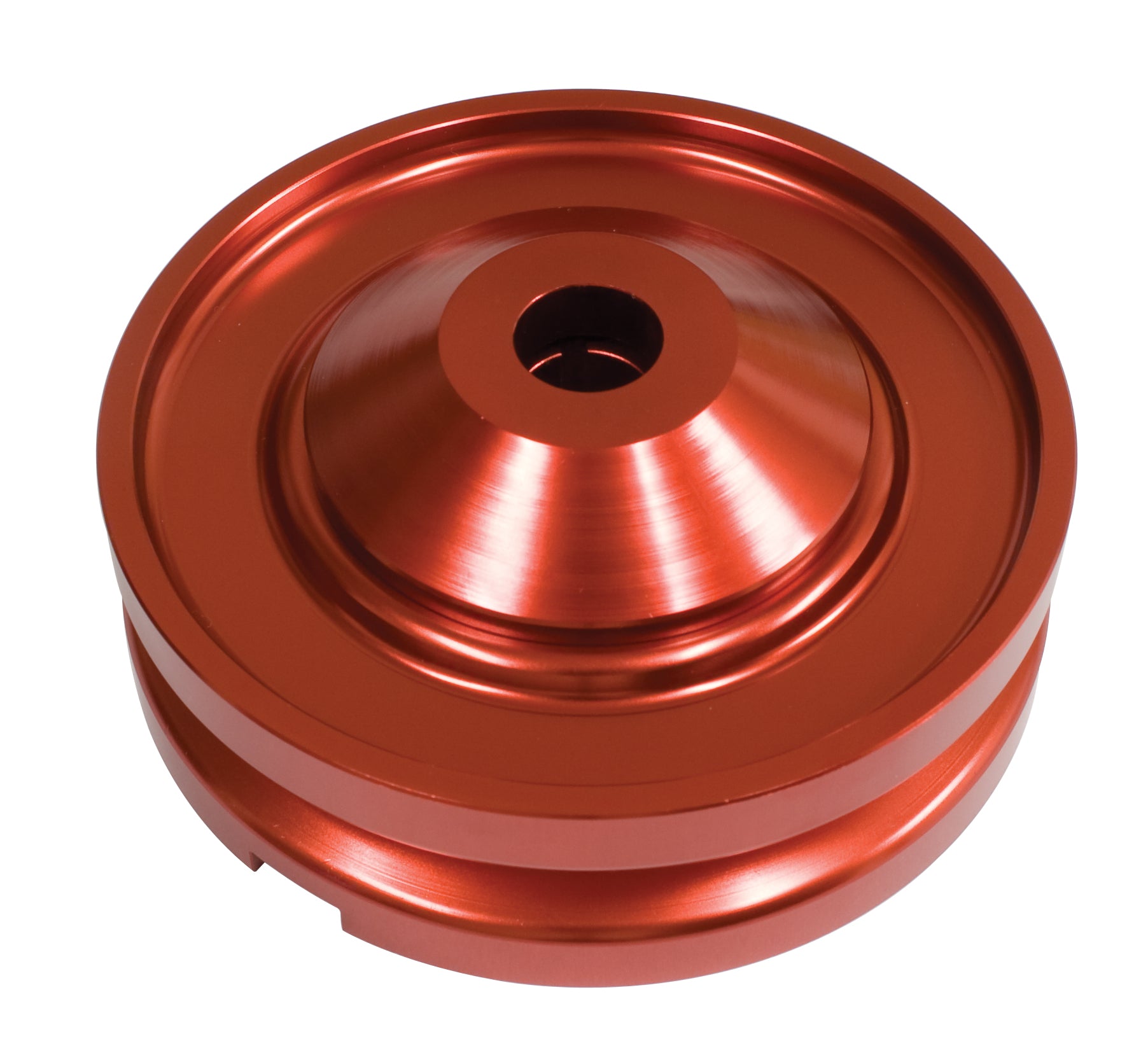 Billet VW Alternator Pulley in Red - Aircooled Vintage Works