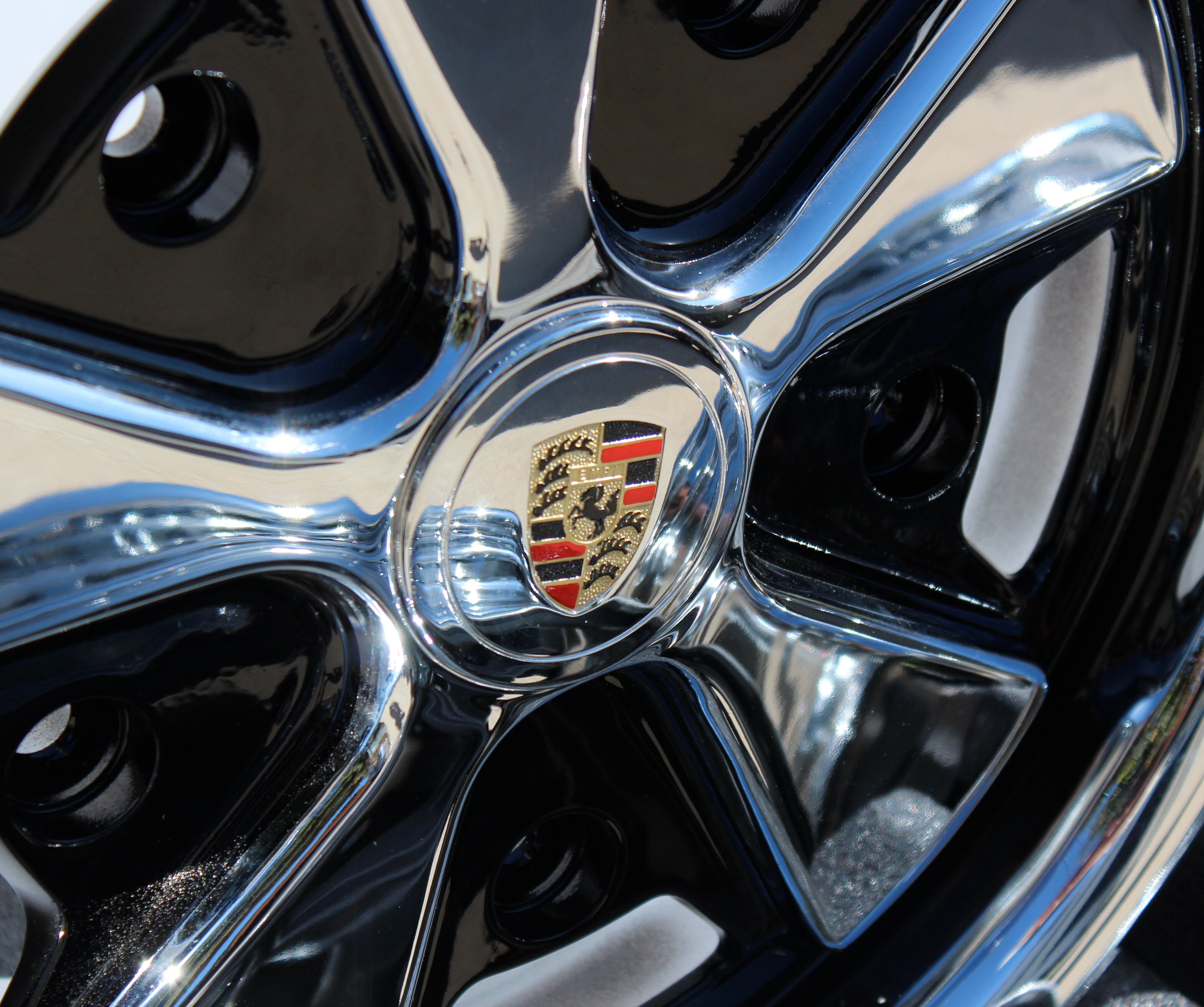 Wide 5 x205 VW Chrome And Detailed Fuchs Wheels - Aircooled Vintage Works